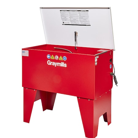 Graymills Parts Washer, Tank Steel, 34 gal, 42" W PL424-A | Zoro