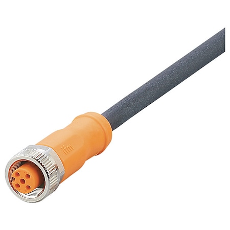 Ifm Single-Ended Cordset, 5 m L Cable EVC707 | Zoro