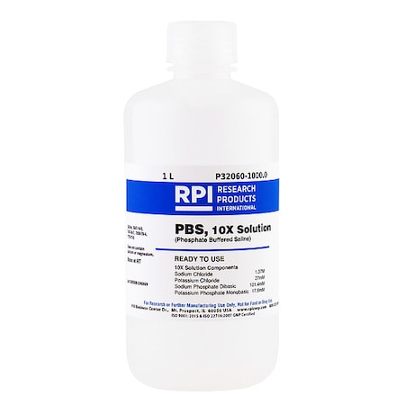 Rpi PBS 10x Solution, 1L P32060-1000.0 | Zoro