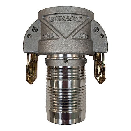 Insta-Lock Coupler with Locking Arms, 2 x 2In, 250psi QCG-C200 | Zoro