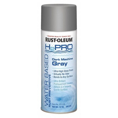 Rust-Oleum Rust Preventative Spray Paint, Dark Machine Gray, High Gloss ...