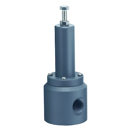 Plast-O-Matic Relief Valve, 1-1/4 In, 5 to 100 psi, PVC RVT125V-PV | Zoro