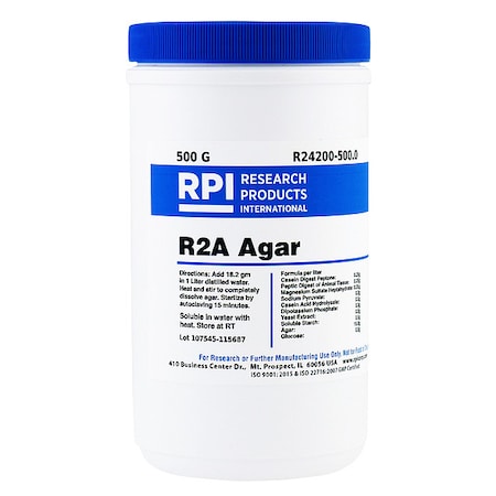 Rpi R2A Agar, 500g R24200-500.0 | Zoro