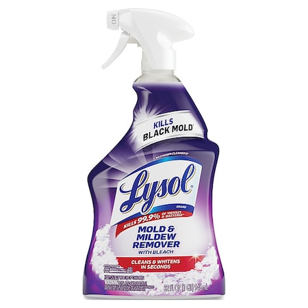 Lysol Liquid Foam 32 oz. Mold Mildew Remover, Trigger Spray Bottle ...