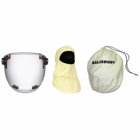 Salisbury Arc Flash Face Shield Kit, 20 cal/sq cm SKA20-PP | Zoro