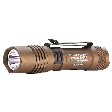 Streamlight Tactical Flashlight, Alum, Coyote, 350lm 88073 | Zoro