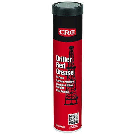 Crc Extreme Pressure Grease, 14 oz, Cartridge, Red SL3640 | Zoro