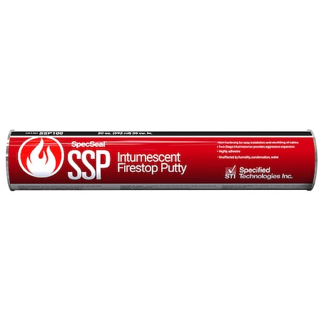 Sti Fire Barrier Putty, 36 Cu In., Red SSP100 | Zoro