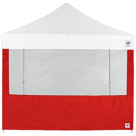 E-Z Up Food Booth Sidewall, Red, 8 ft W, 8 ft H SW3FB8FXTRD | Zoro