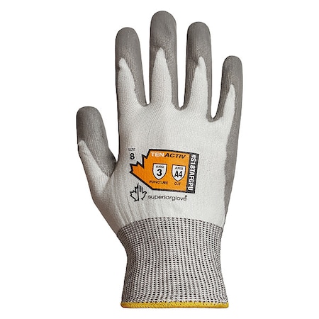 Superior Glove Knit Gloves, A4 Cut Level, 18 ga, White, 5 S18TAFGPU-5 ...