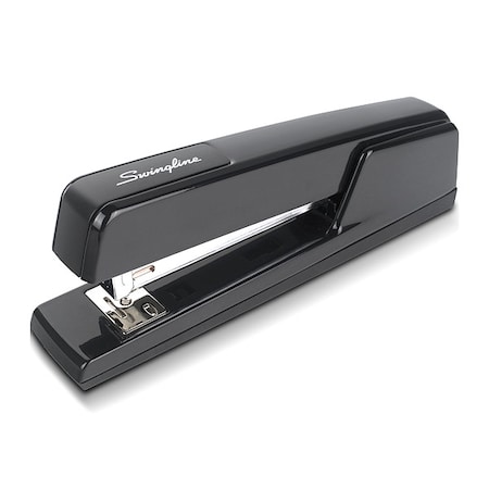 Swingline Manual Stapler, 3-3/8"D, 30 Sheets, Top, Blk S7074701 | Zoro