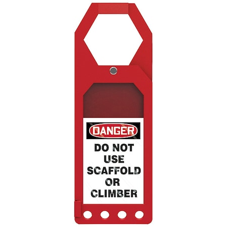 Accuform Tag, Tag Holder, Plastic, 10 in H x 3 1/2 in W, Rectangle ...