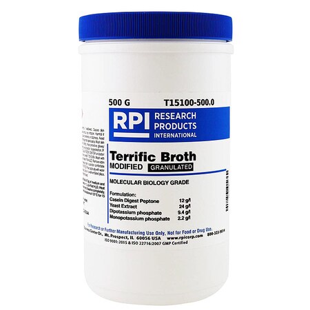 Rpi Terrific Broth, Modified Granulated, 500g T15100-500.0 | Zoro