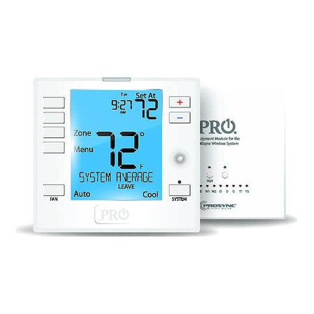 Pro1 Iaq Low Voltage Thermostat, Surface Mount T755WHO | Zoro