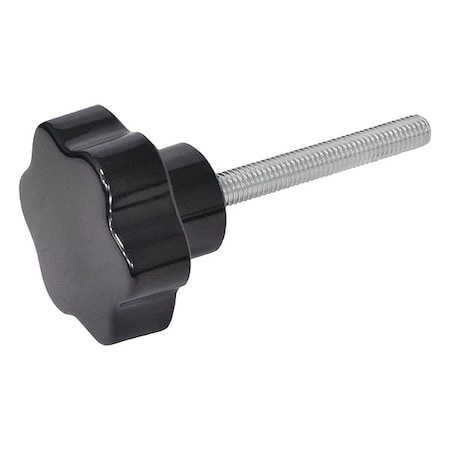 J.W. Winco Hand Knobs, Six-Lobed Knobs 6112010 | Zoro