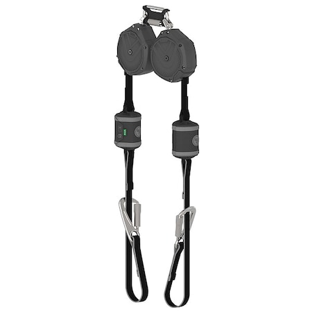 Msa Safety Self-Retracting Lifeline, 10 ft L, 2Legs VSOHW-032-QJ-O-TB ...
