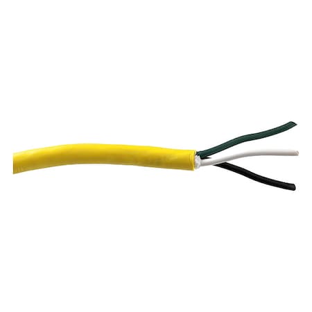 Carol Portable Cord, STOW, 12 AWG, 3 C, Yellow, PVC, Stranded, 600V ...
