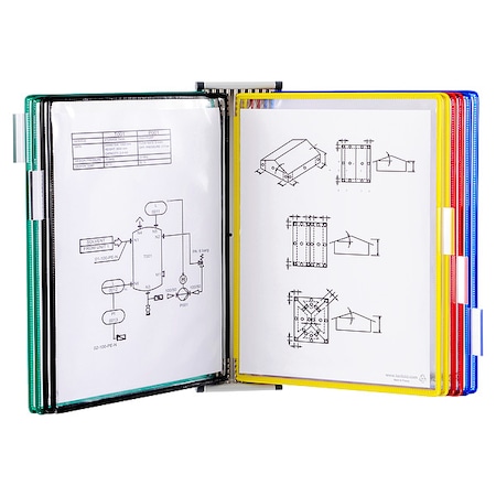 Tarifold Document Wall Display, 12 1/2Hx20L In W291 | Zoro