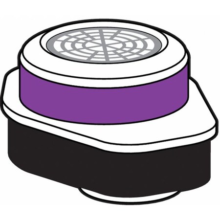 SCOTT SAFETY Combination Cartridge/Filter, Bayonet, OV, P100, Black ...