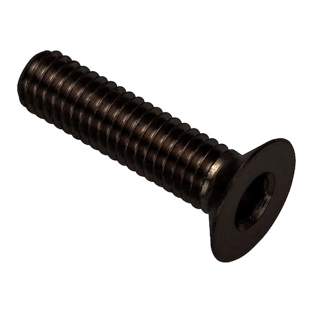Zoro Select M3x0.5 Socket Head Cap Screw, Flat Head, Black Oxide 316 ...