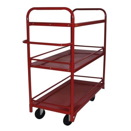 Dayton Stock Cart, 3 Shelves, 1200 lb. 1DE96 | Zoro