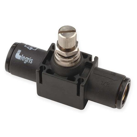Legris FlowCntrl Regulator, Inline, 1/4"T, Tube 7770 56 00 | Zoro