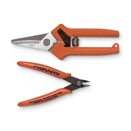 Fiskars Shop Shear, RH/LH, Serrated, 7 In L 9613 | Zoro