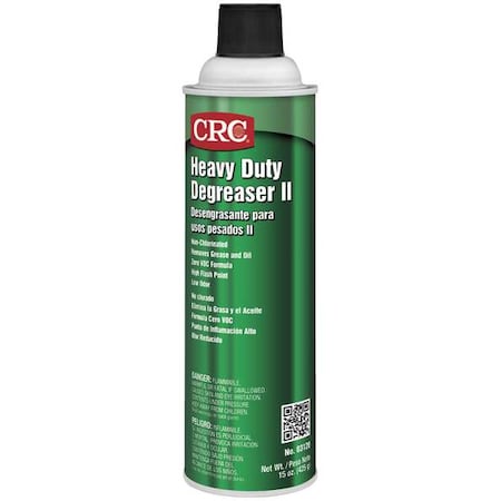 Crc Heavy Duty Degreaser II, 15 oz Aerosol Spray Can, Ready To Use ...