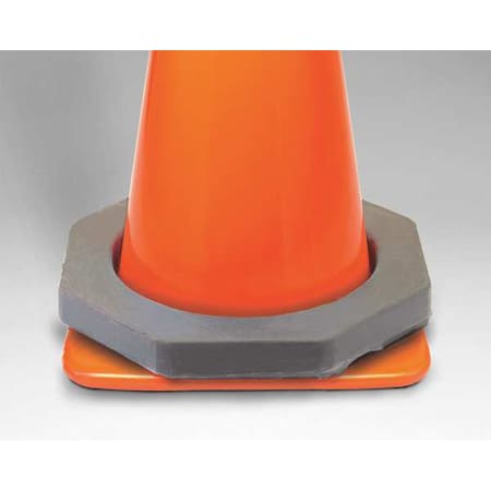 Jackson Safety Slip Over Cone Weight, Rubber, 1" H, 15" L, 15" W, Black ...
