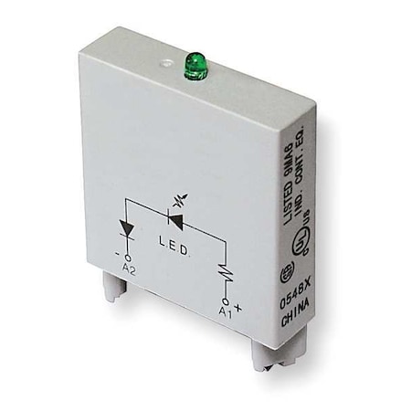 Dayton Relay, Socket Module, LED, 2Pin, 1EGR5 | Zoro