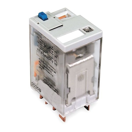Dayton General Purpose Relay, 12V AC Coil Volts, Square, 8 Pin, DPDT 1EZ89 | Zoro