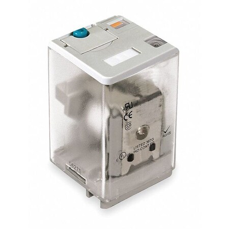 Dayton Plug-In Relay, 12VDC Coil Volts, Square, 5 Pin, SPDT 1EHZ9 | Zoro