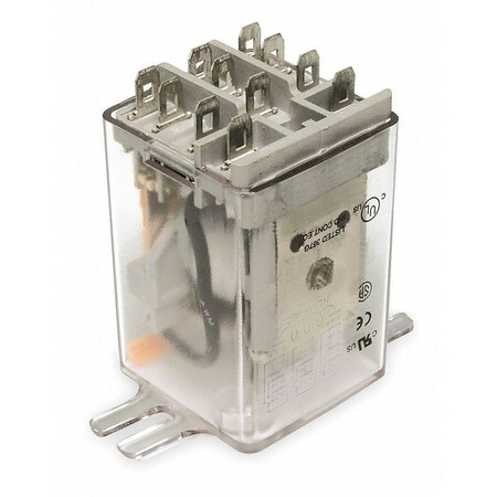 Dayton Plug-In Relay, 12VDC Coil Volts, Square, 11 Pin, 3PDT 1EJD3 | Zoro