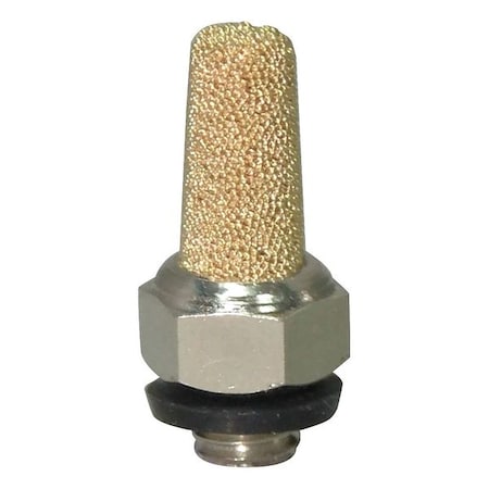 Speedaire Exhaust Muffler, 10/32 NPT, 5/16 In Hex 1EJX3 | Zoro