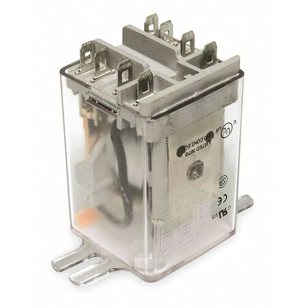 Dayton Plug-In Relay, 12VDC Coil Volts, Square, 8 Pin, DPDT 1EJA6 | Zoro