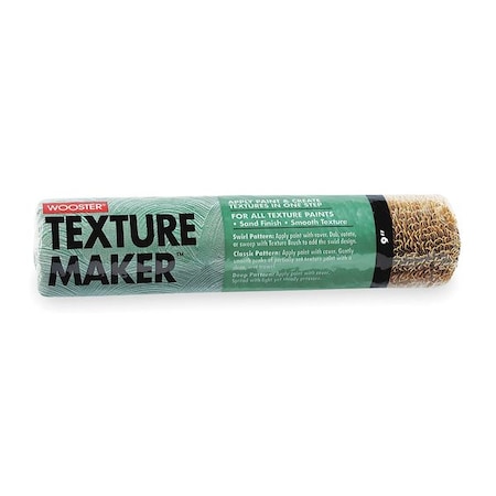 Wooster 9" Floor Coating Roller, Plastic Looped R233-9 | Zoro