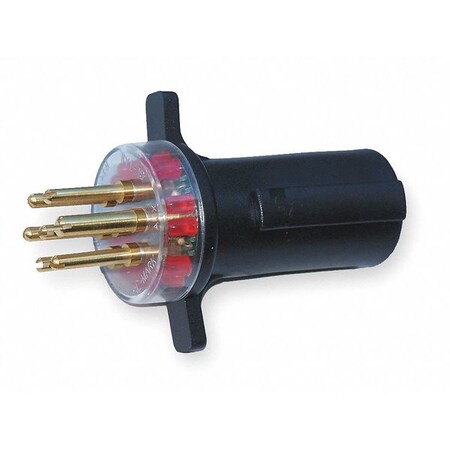 Westward Round Pin Circuit Tester 7 Way, 12V DC 1EKP1 | Zoro