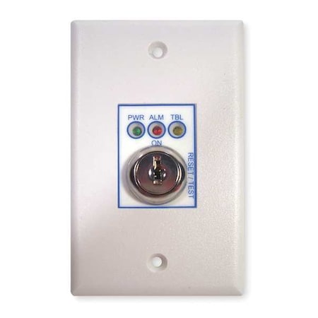 Edwards Signaling Remote Test Station, Keyed, H 3 x L 2 In SD-TRK4 | Zoro