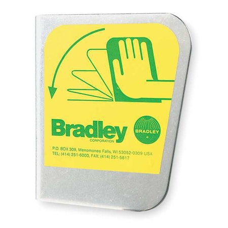 Bradley SS Eyewash Handle/Label Assembly S08-336 | Zoro