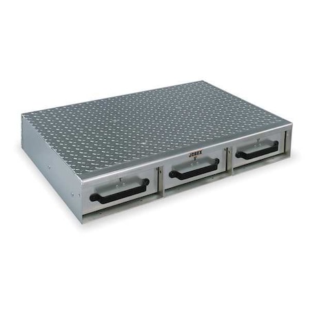 Crescent Jobox 3 Drawer Short Floor Heavy-Duty Aluminum Drawer Storage ...