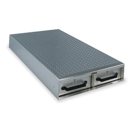 Crescent Jobox 2 Drawer Long Floor Heavy-Duty Aluminum Drawer Storage ...