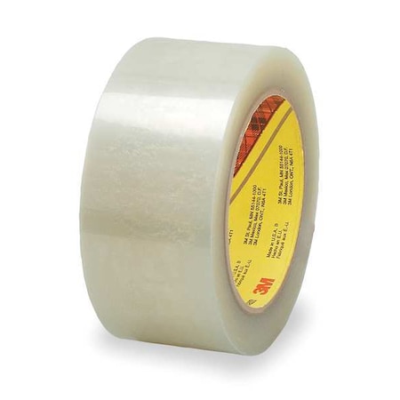 Scotch Carton Tape,Polyester,Clear,48mm x 50m (355) | Zoro