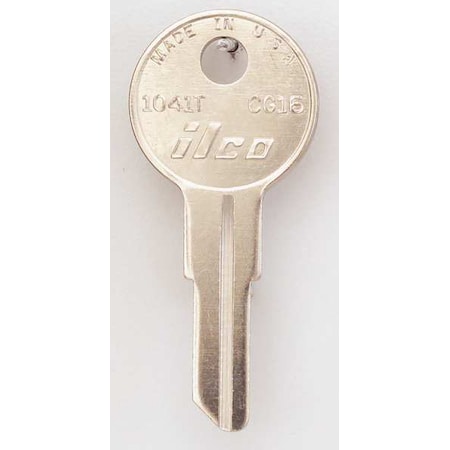 Kaba Ilco Key Blank, Brass, Type CG16, 5 Pin, PK10 1041T-CG16 | Zoro