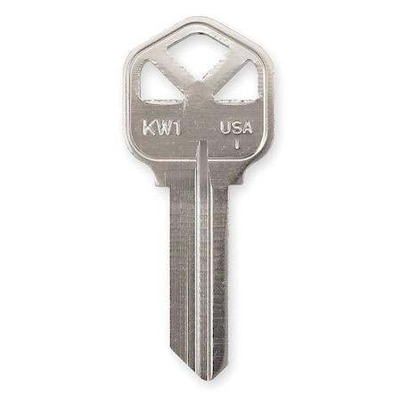 Kaba Ilco Key Blank, Nickel, Type 1176, 5 Pin, PK50 KW1-NP | Zoro