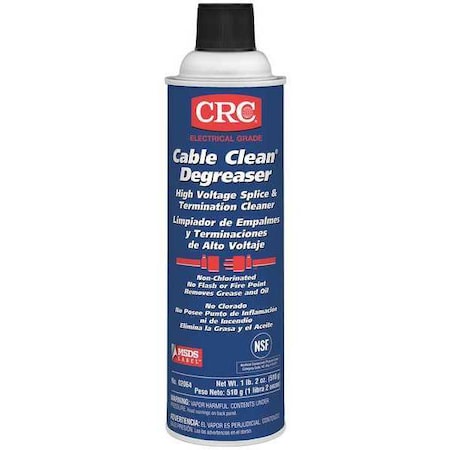 Crc Electrical Splice Cleaner, Aerosol Spray Can, 18 oz, Liquid 02064 ...