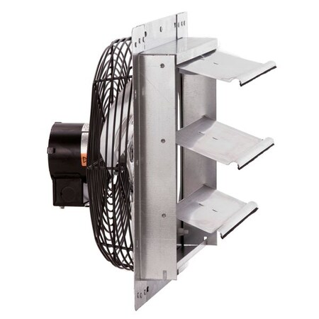 Dayton Shutter Mount Exhaust Fan, 10", Variable Speed, 600 cfm 1HLA1 | Zoro