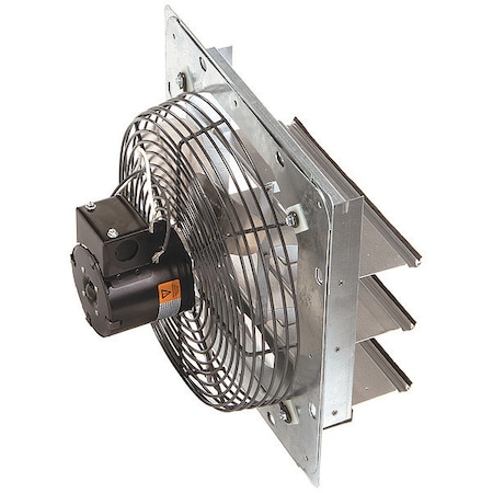 Dayton Shutter Mount Exhaust Fan, 10", Variable Speed, 600 cfm 1HLA1 | Zoro