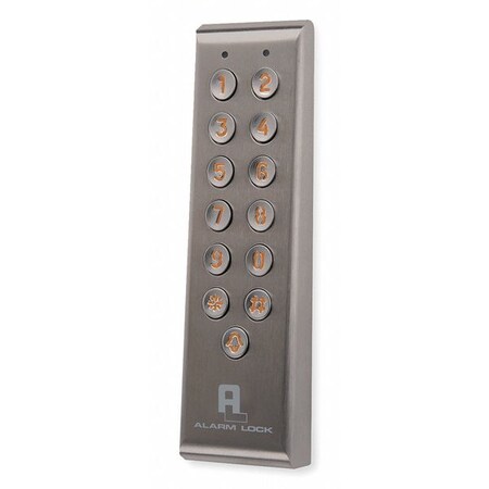 Alarm Lock Narrow Stile Access Keypad, 12 Button AN-100IMWP | Zoro