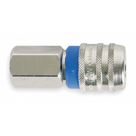 Legacy Quick Coupler Body, (F)NPT, 1/4, Steel A73418-BG | Zoro