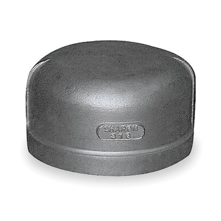 Zoro Select Cap, 2 1/2 In, 304 Stainless Steel, 150 PSI 1LRY2 | Zoro